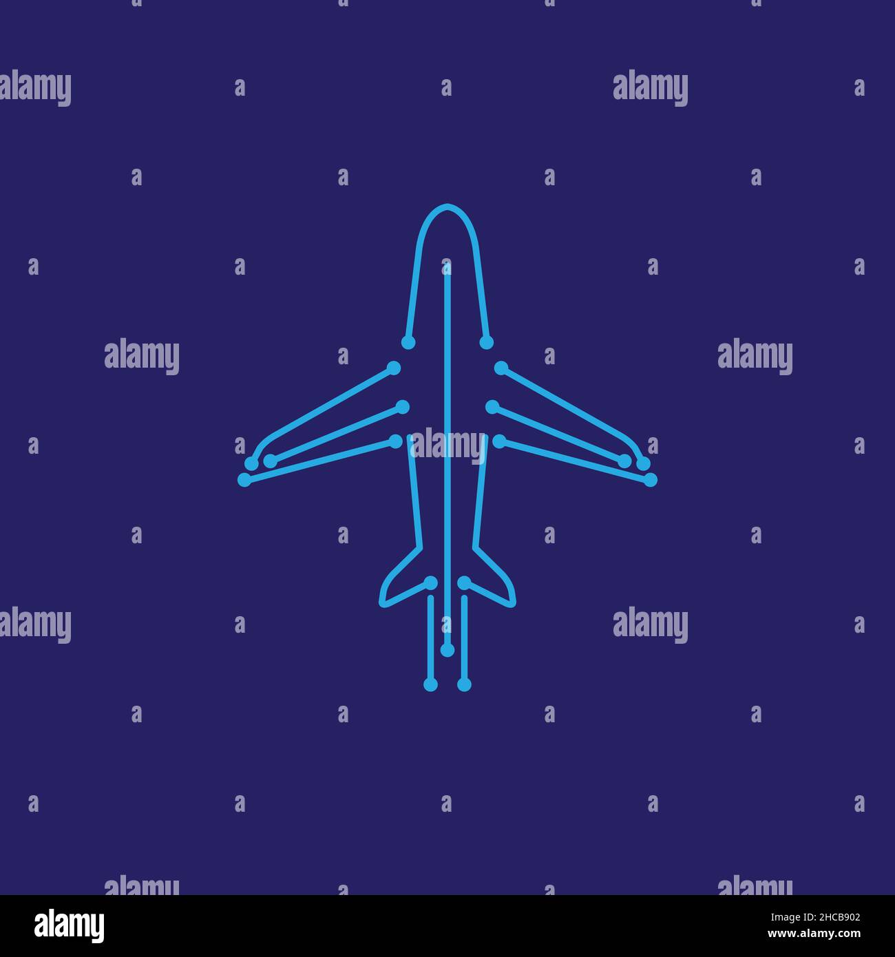 Tech aircraft Stock Vector Images - Alamy
