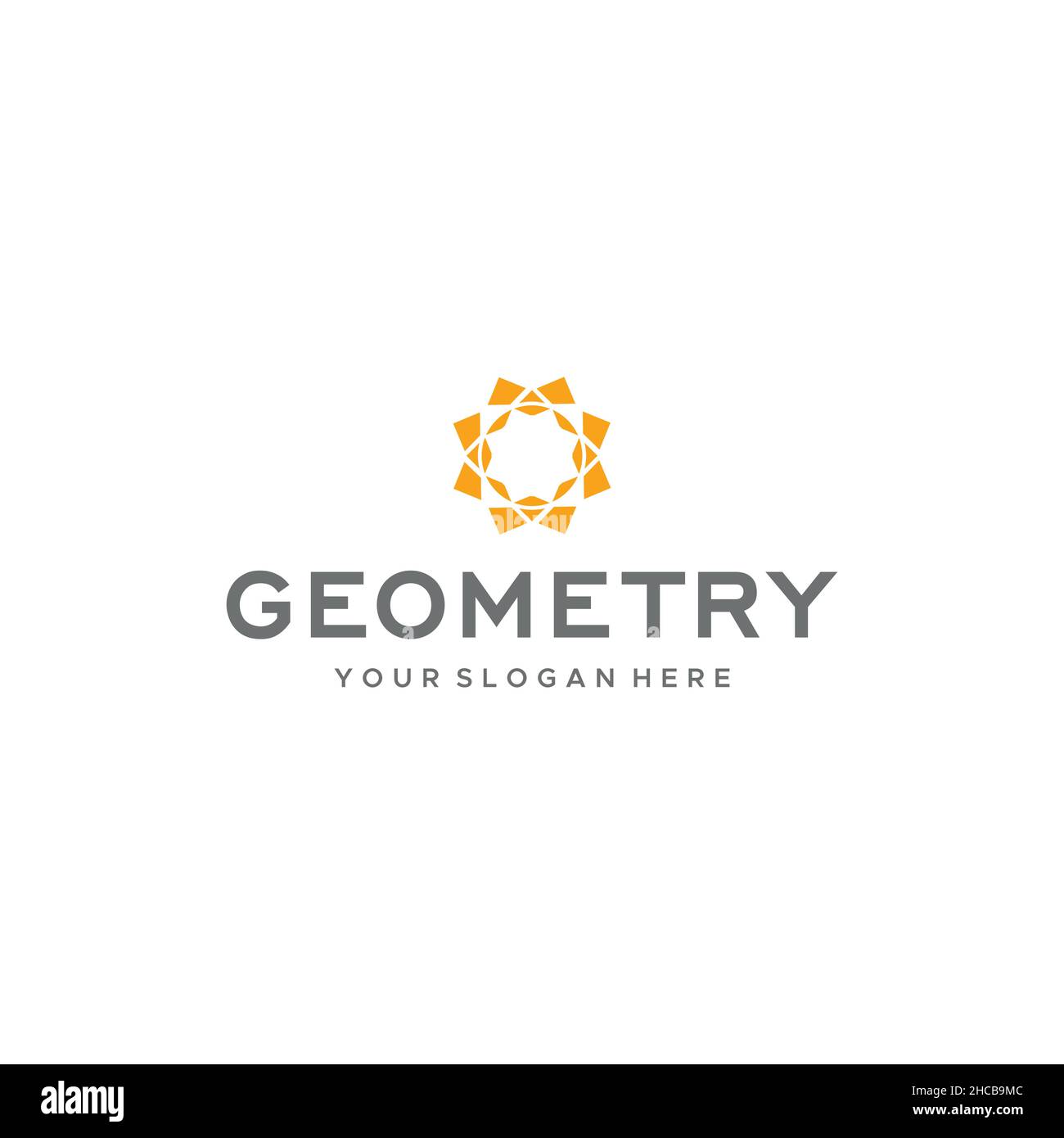 Modern Colorful GEOMETRY Diagonal logo design Stock Vector Image & Art ...