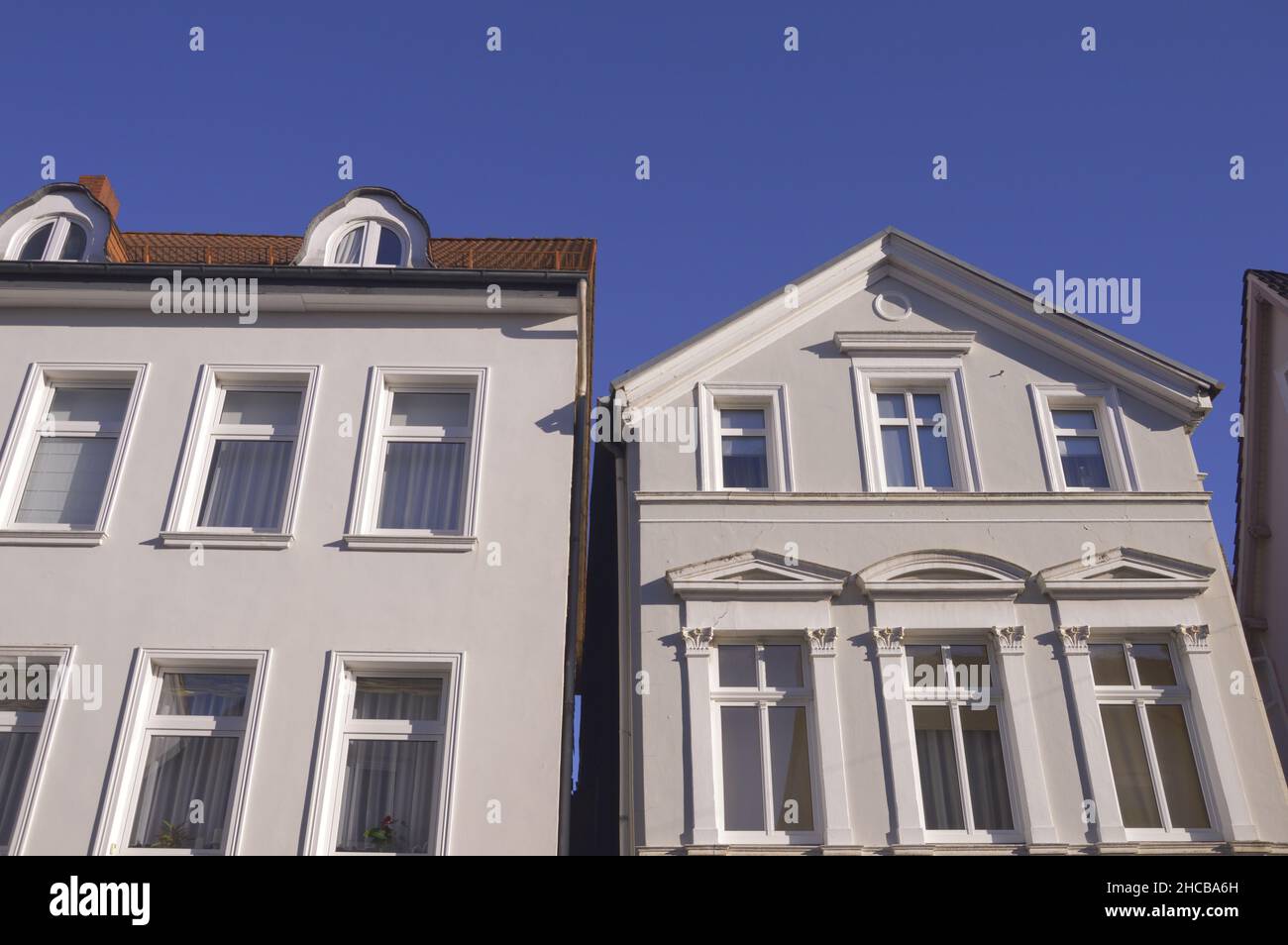 Buildings in the old town of Rinteln, Germany Stock Photo - Alamy