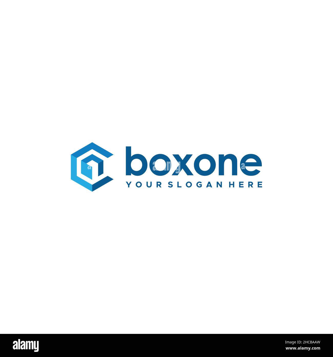 Modern Colorful box one packet package Logo design Stock Vector Image ...