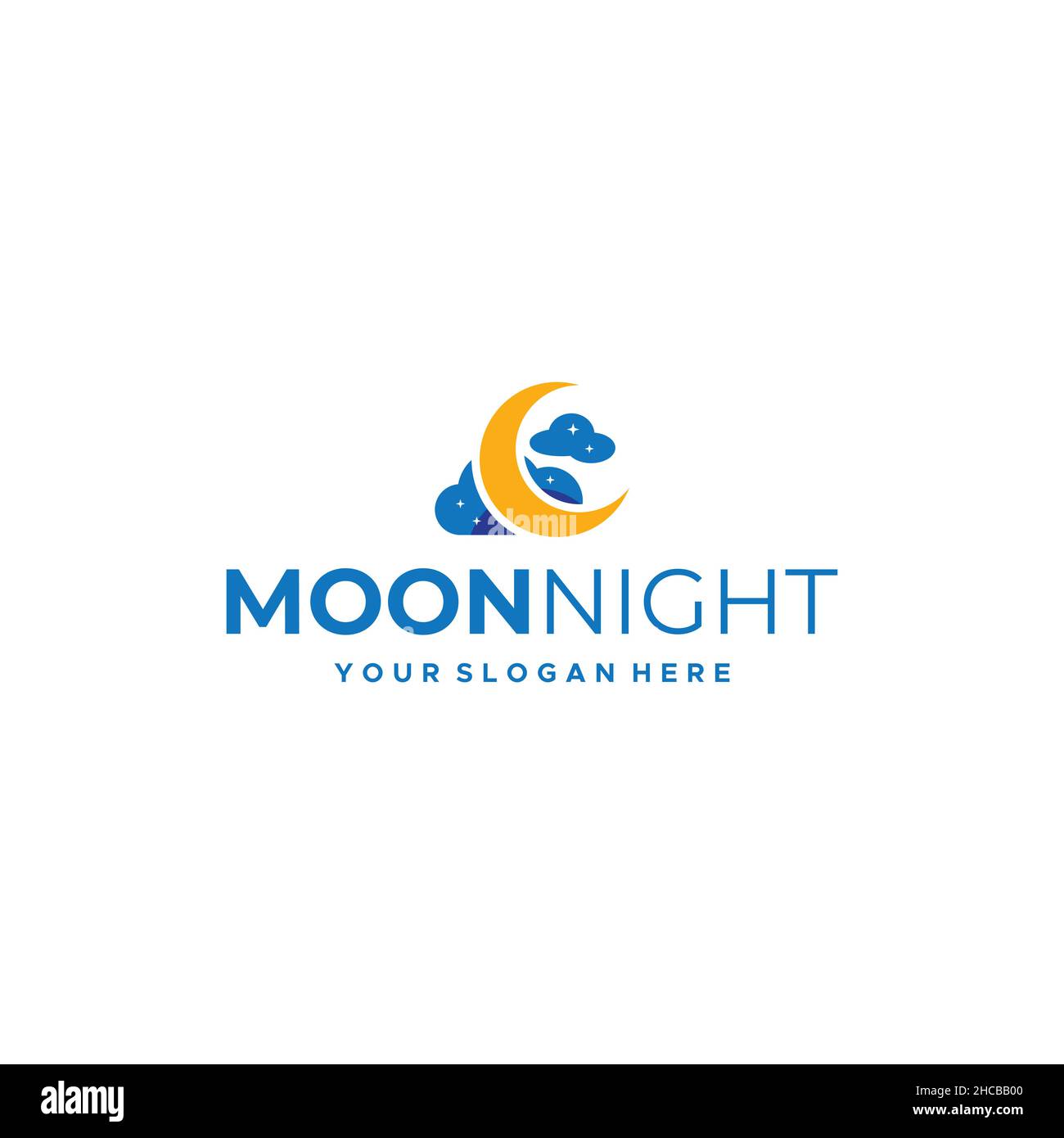 Crescent moon night over Cut Out Stock Images & Pictures - Alamy