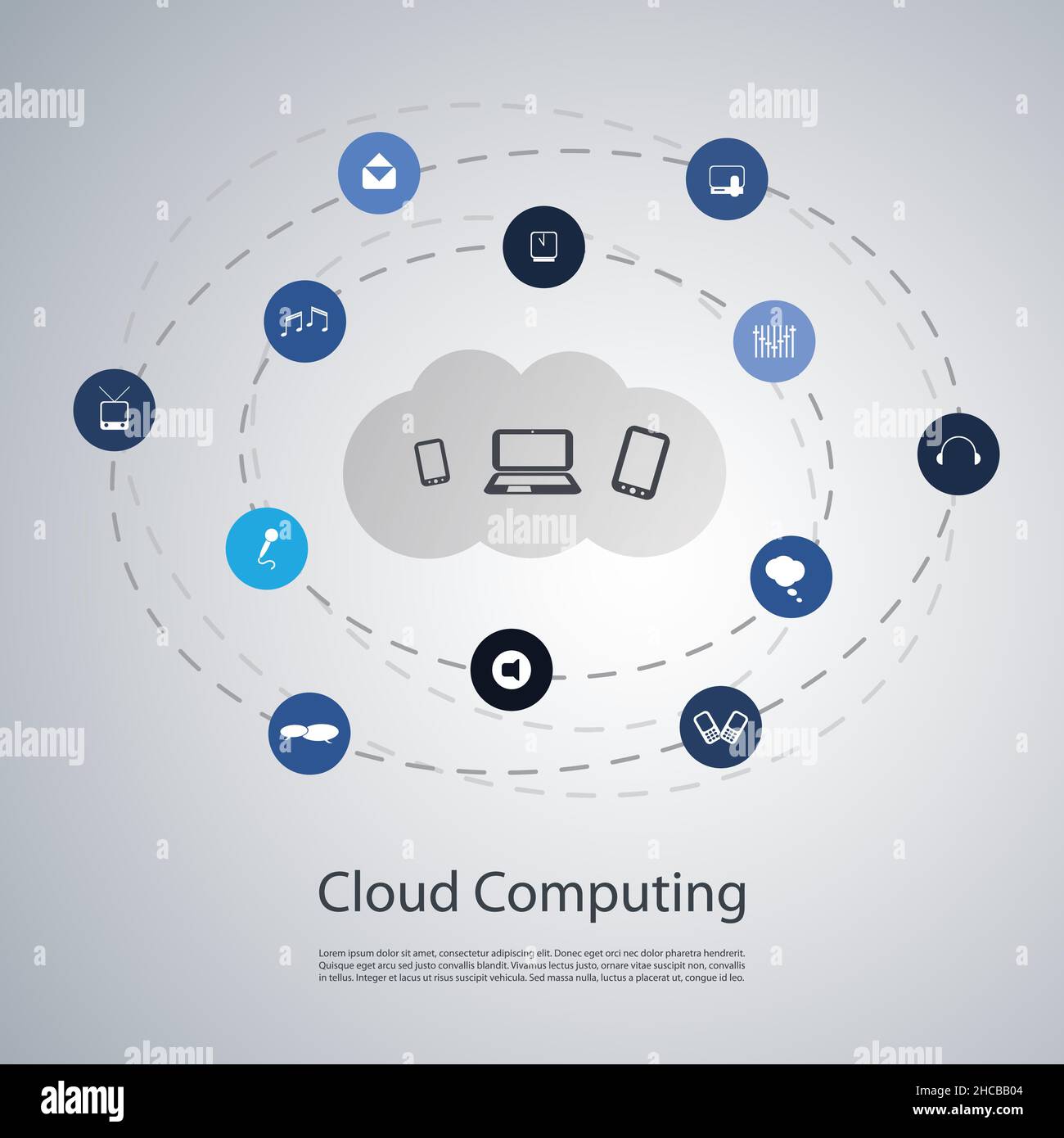 Cloud Computing Concept Stock Vector Image & Art - Alamy
