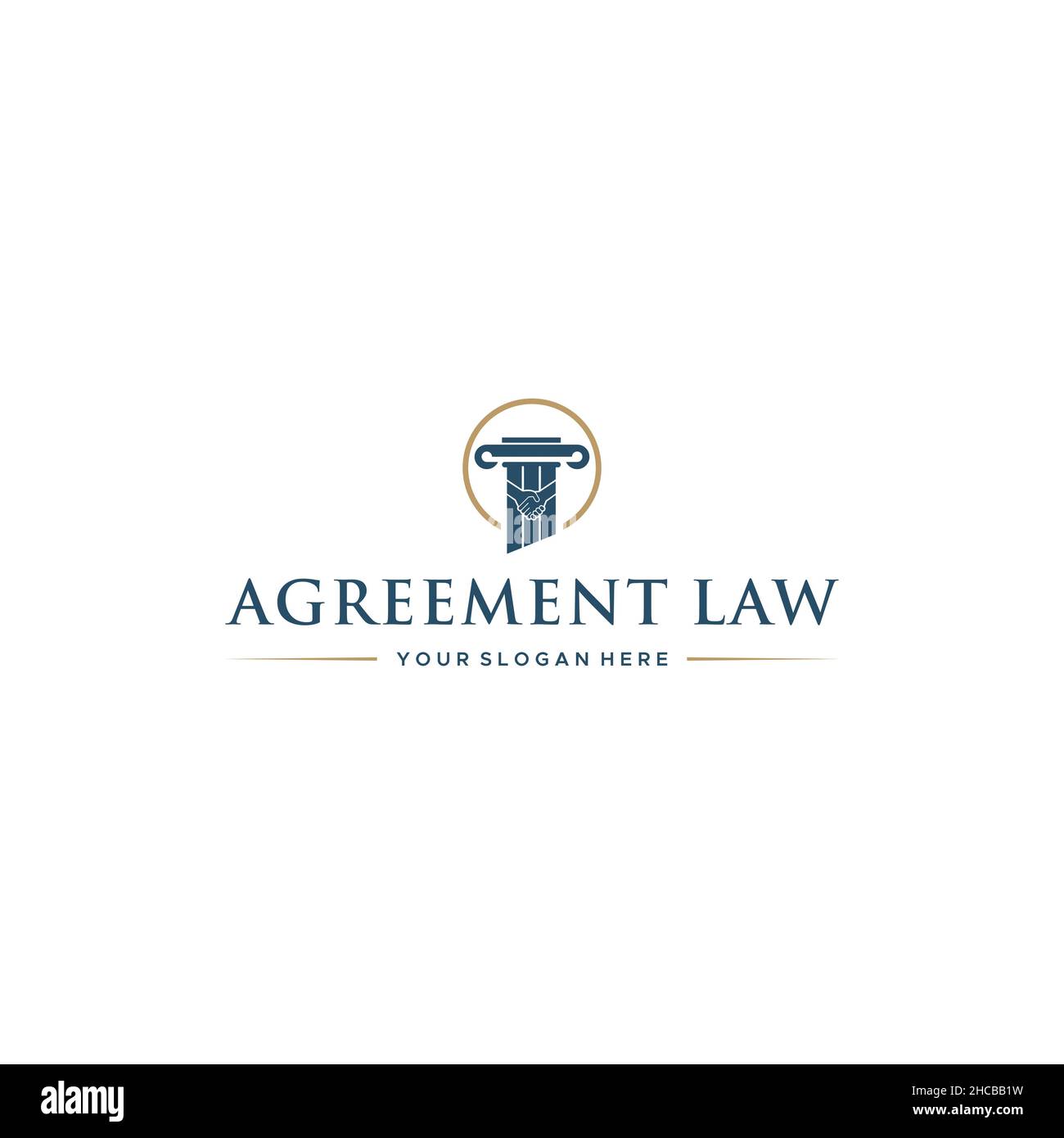Modern Colorful AGREEMENT LAW Hand logo design Stock Vector Image & Art ...