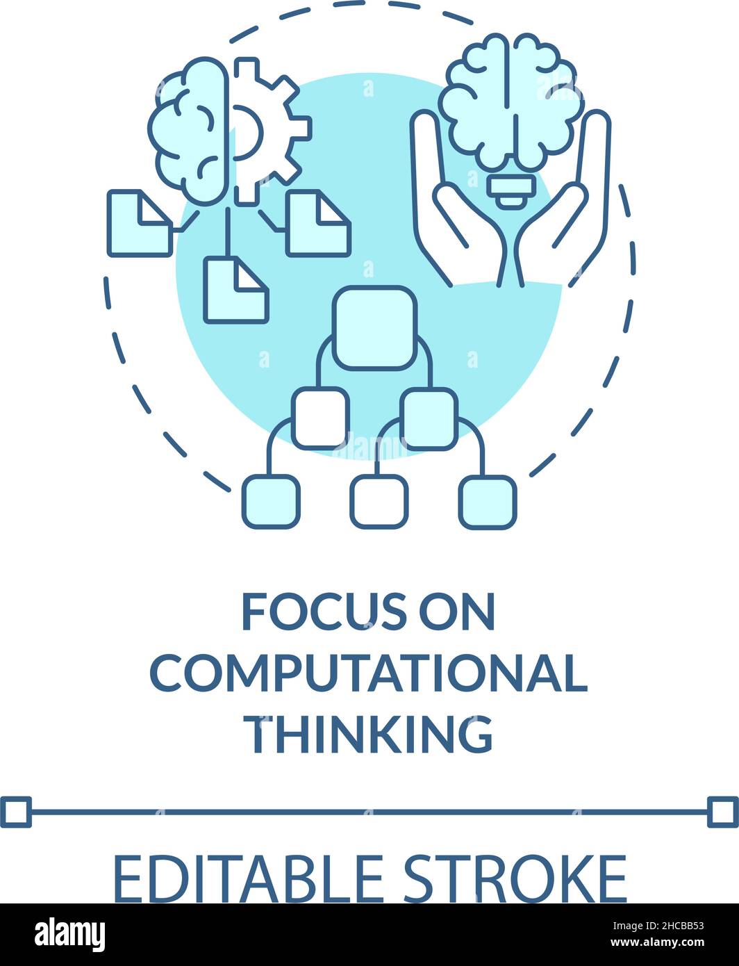 Computational Thinking Stock Vector Images Alamy