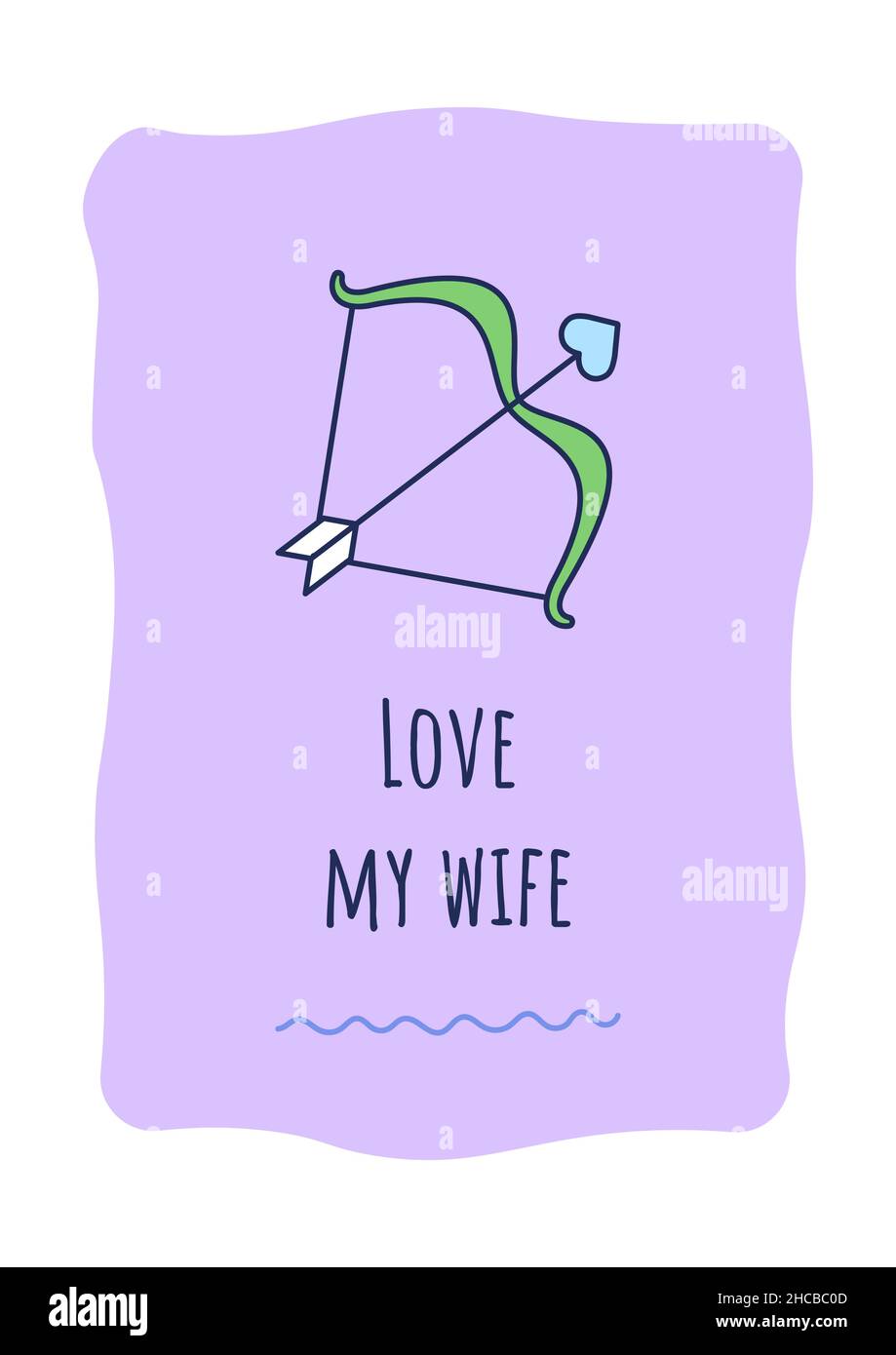 Love spouse greeting card Cut Out Stock Images & Pictures - Alamy