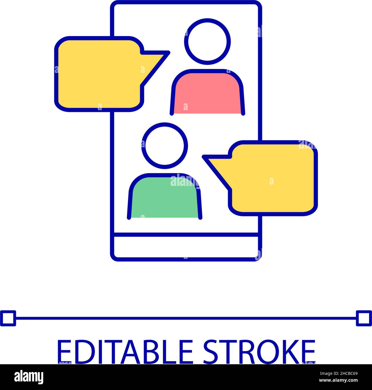 Instant messaging Stock Vector Images - Alamy