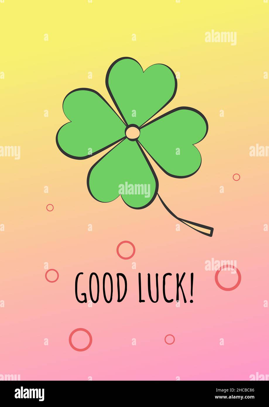 Good luck postcard hi-res stock photography and images - Alamy