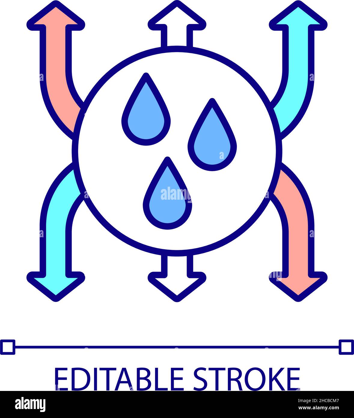 Emergency water sources RGB color icon Stock Vector Image & Art - Alamy