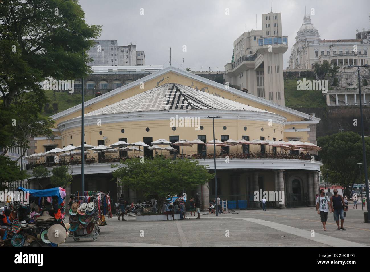 salvador, bahia, brazil - december 7, 2021: view of the Mercado Modelo ...