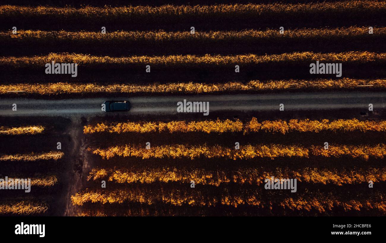 Car moving road hi-res stock photography and images - Alamy