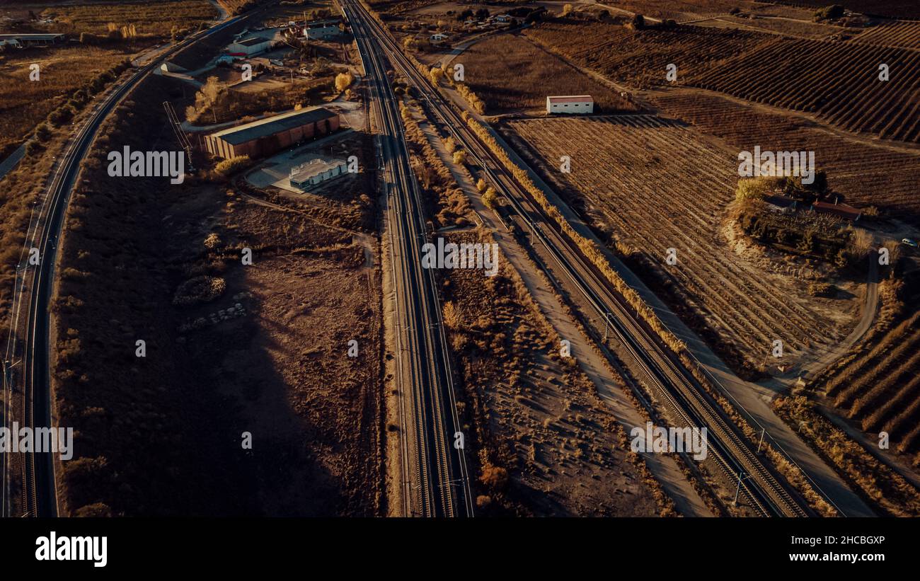 Countryside train hi-res stock photography and images - Alamy