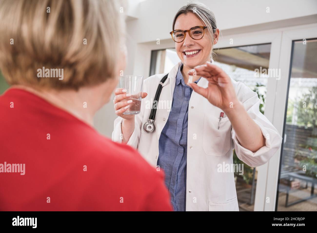 Doctor drinking water hi-res stock photography and images - Alamy