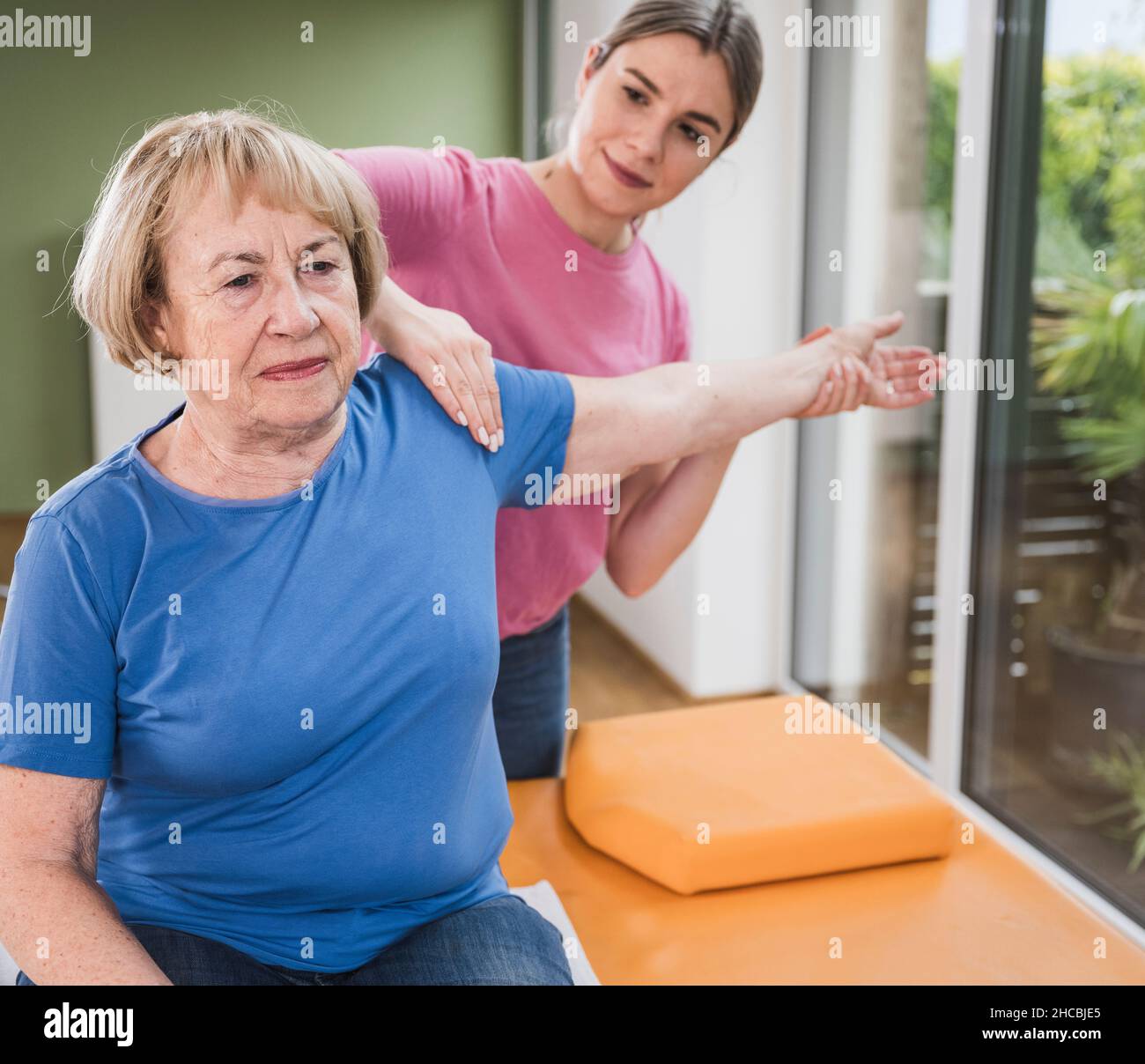 Stretching massaging hi-res stock photography and images - Alamy