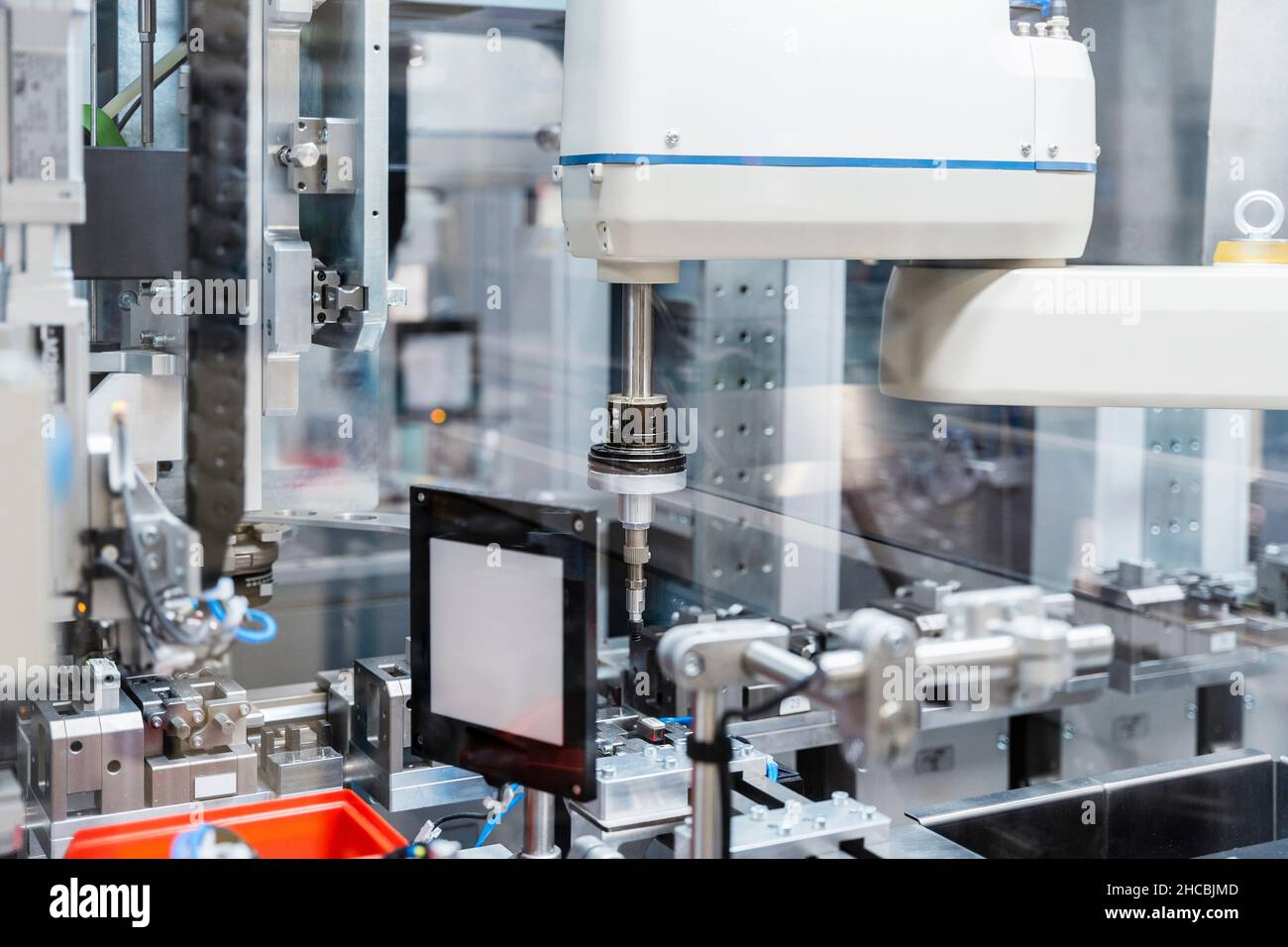 Manufacturing machines working in factory Stock Photo - Alamy