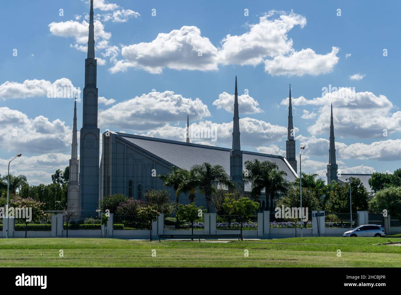 Buenos Aires, Argentina. January 3, 2020: a big Mormon church in a ...