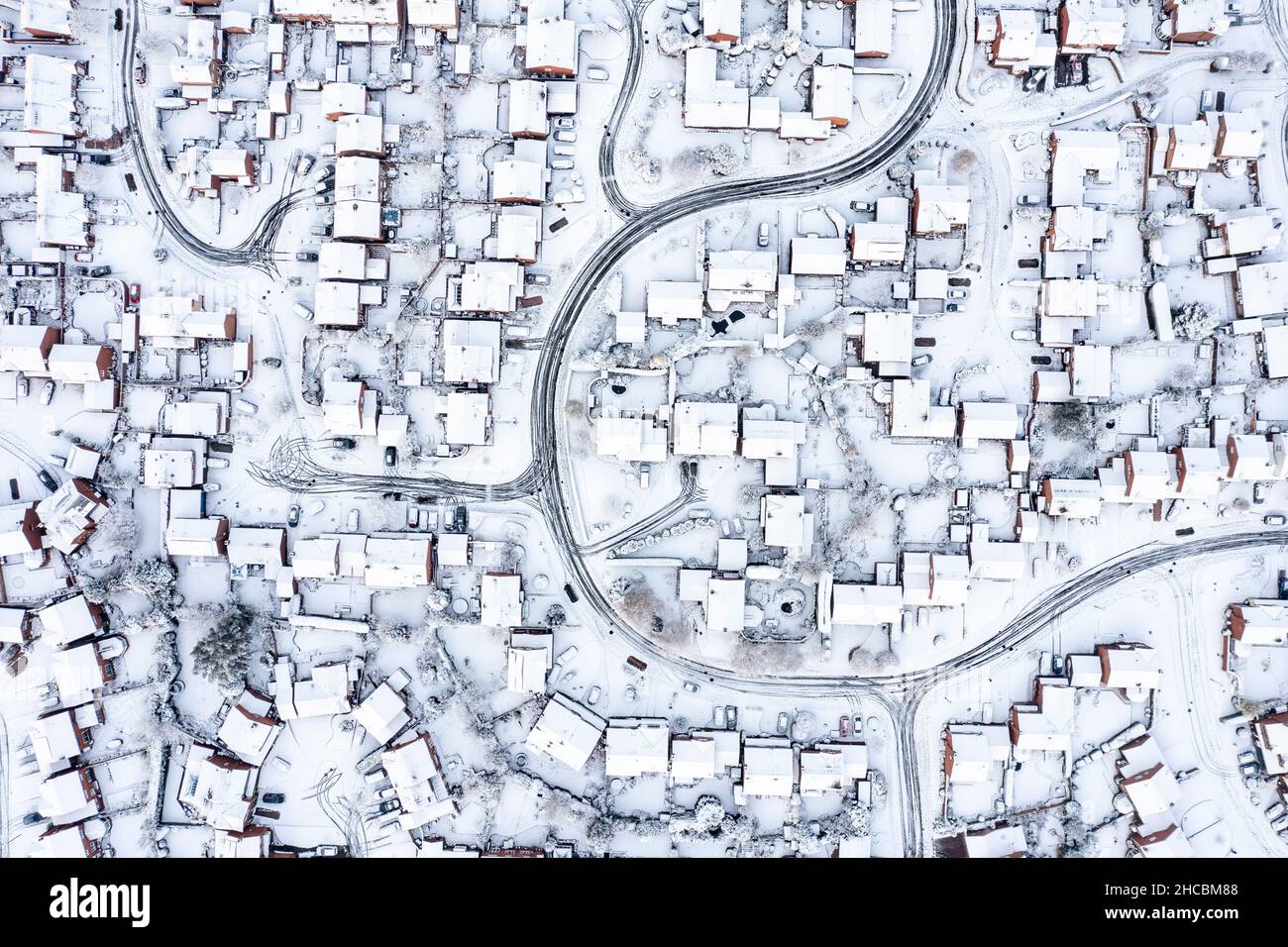 Aerial view lichfield staffordshire england hi-res stock photography ...