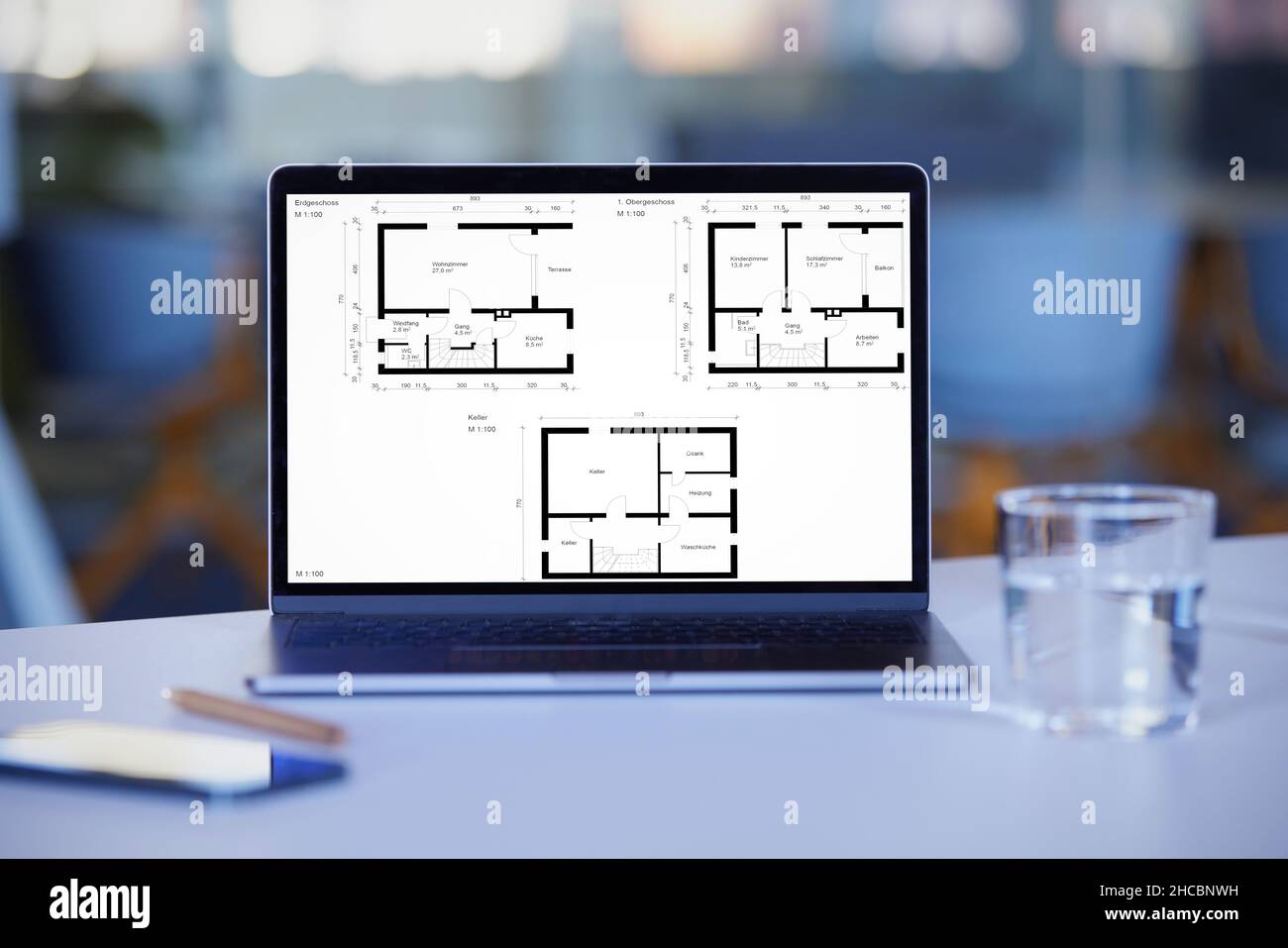 Blueprint display hi-res stock photography and images - Alamy
