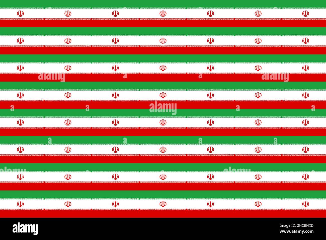 Geometric pattern in the colors of the national flag of Iran. The ...