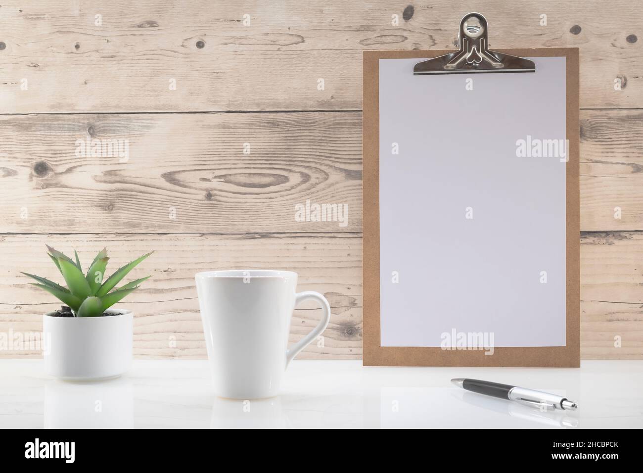 Clipboard with empty space to write a message, invitation, greetings ...