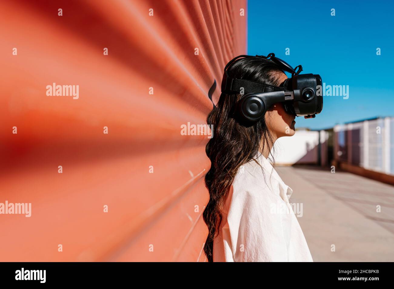 Selective focus on virtual reality hi-res stock photography and images ...
