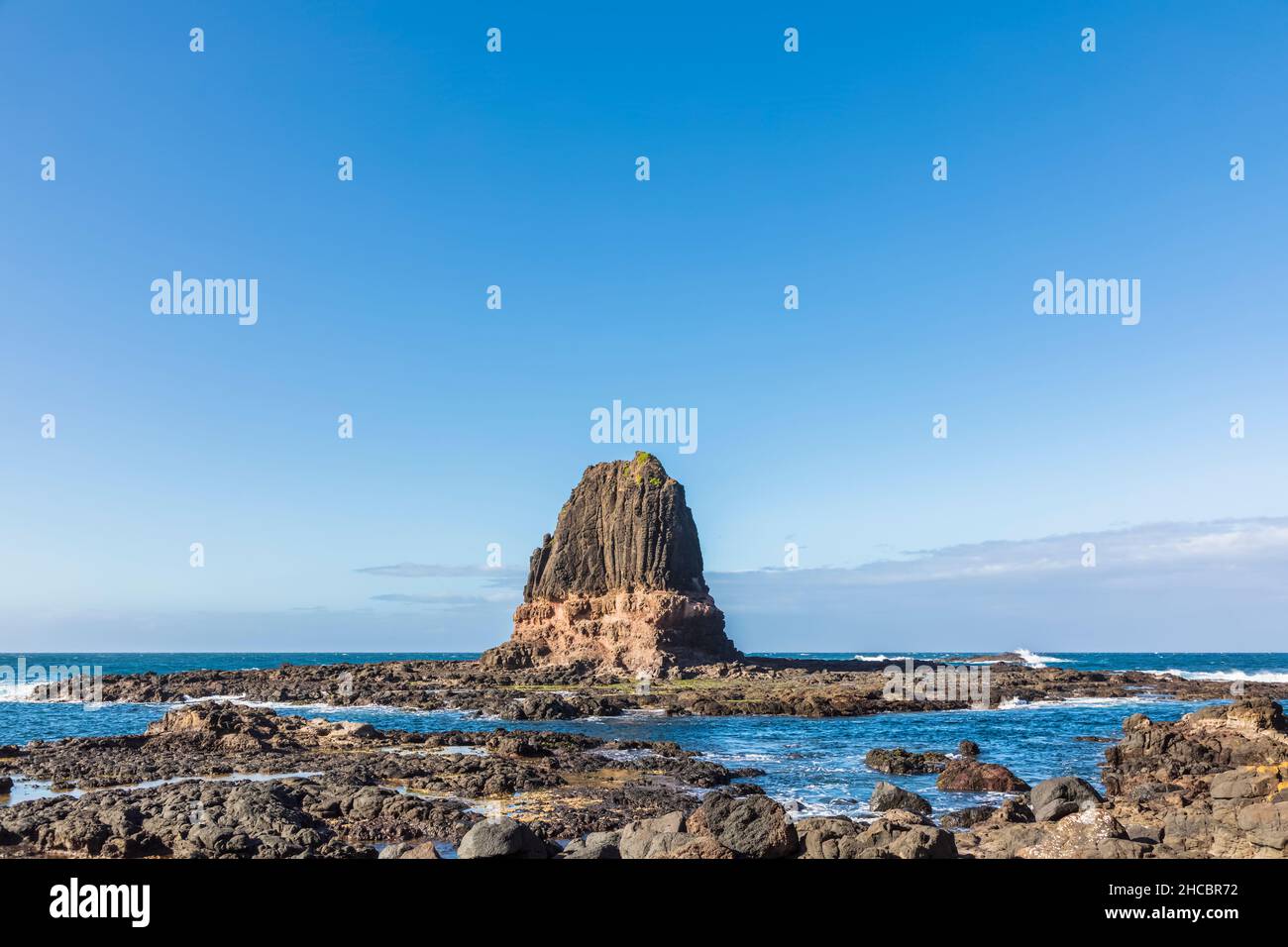 Australia, Victoria, Cape Schanck, Cape Schanck Lighthouse standing at ...