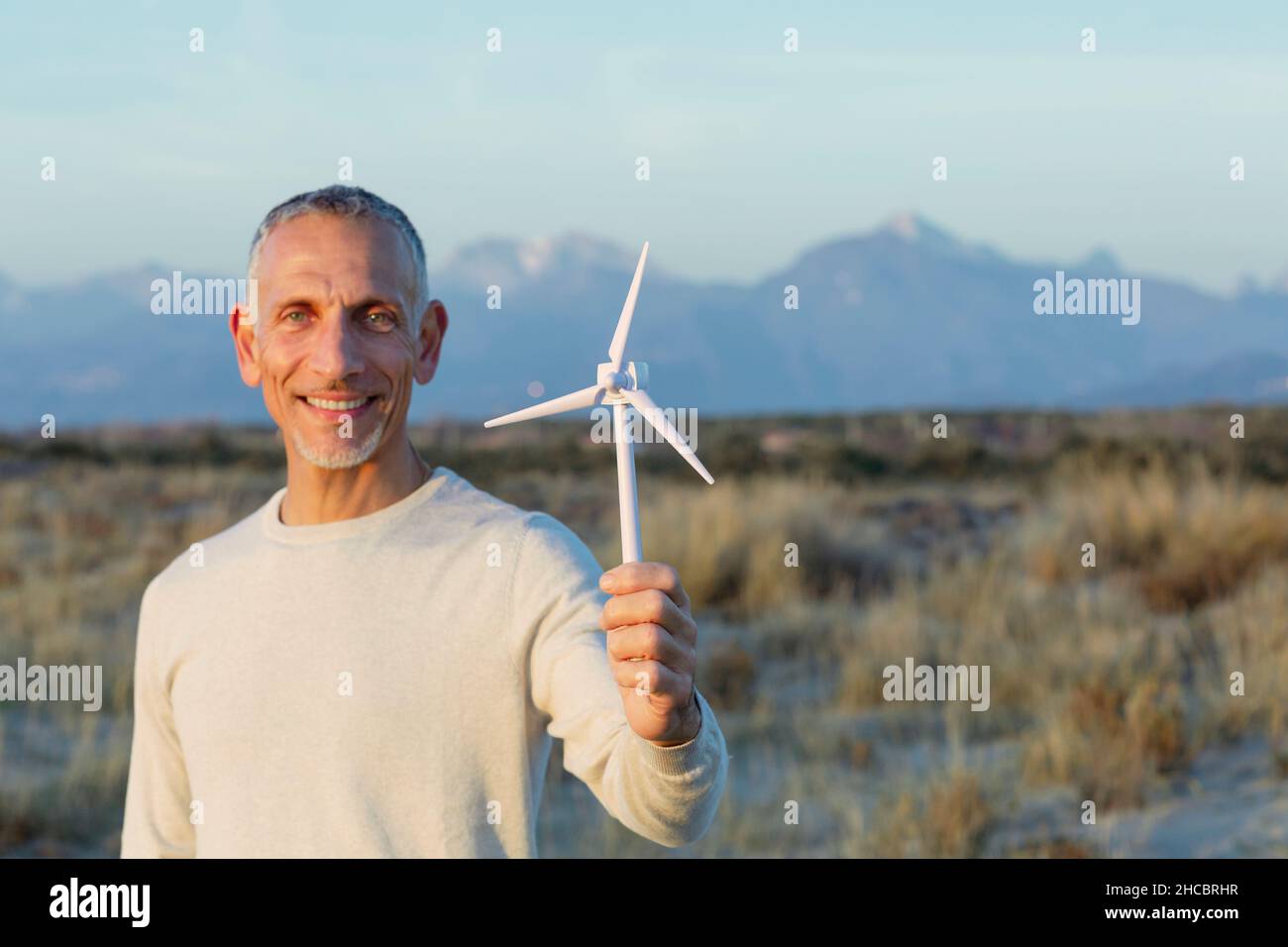 Remote wind turbine hi-res stock photography and images - Alamy