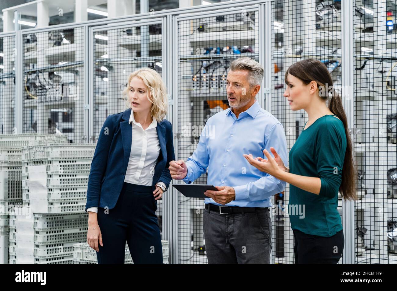 Businessman in factory having hi-res stock photography and images - Alamy