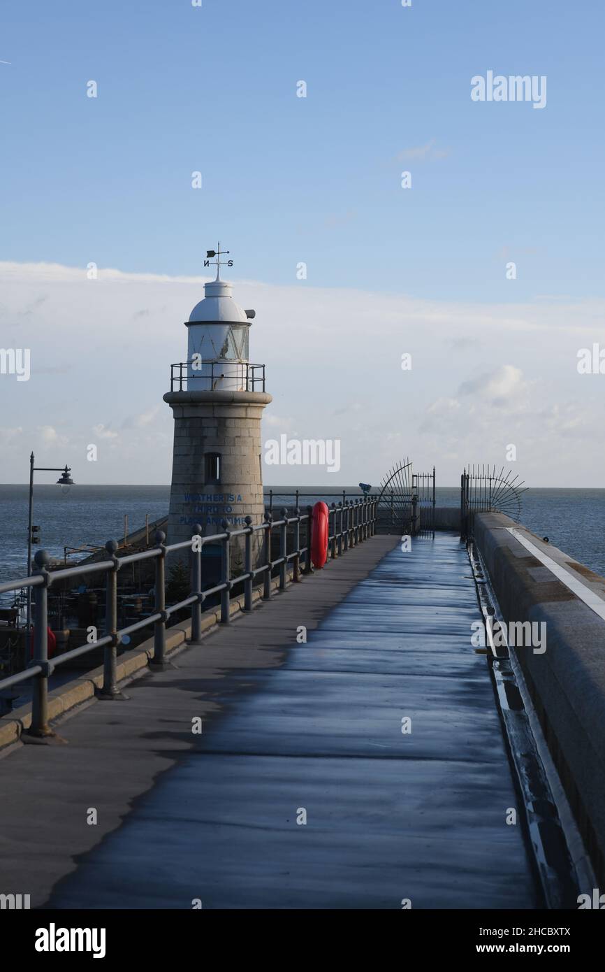 Folkestone Harbour Arm Stock Photo - Alamy