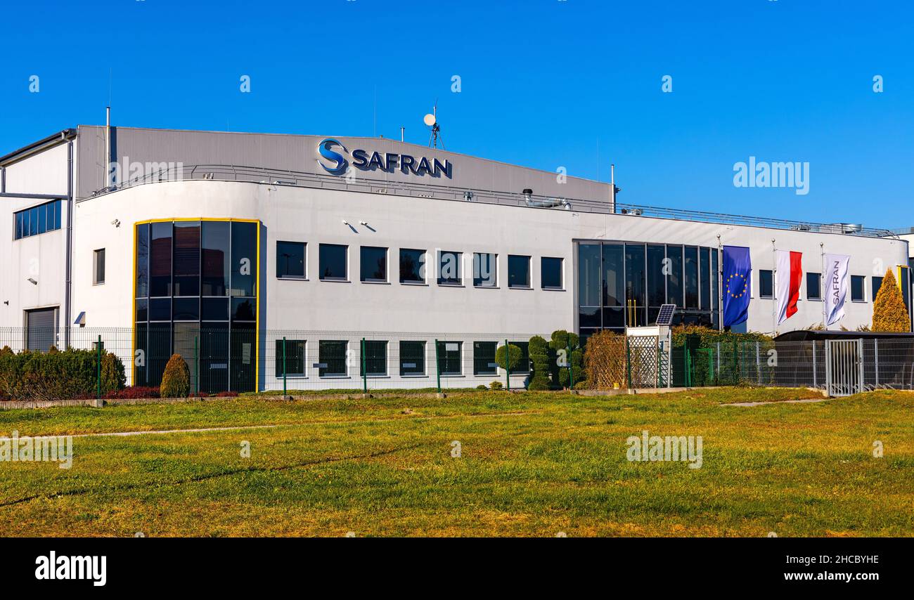 Sedziszow Malopolski, Poland - November 1, 2021: Safran Transmission ...