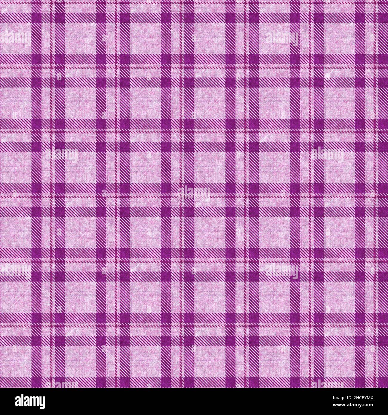 Bright pink summer woven plaid texture. Seamless woollen feminine style ...