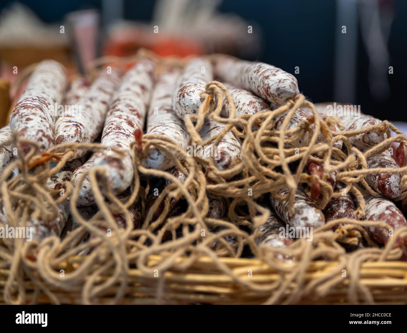 Fuet plate hi-res stock photography and images - Alamy