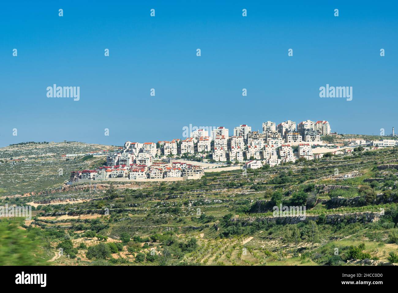 City of betar illit Israeli colony in Palestinian territory Stock Photo ...