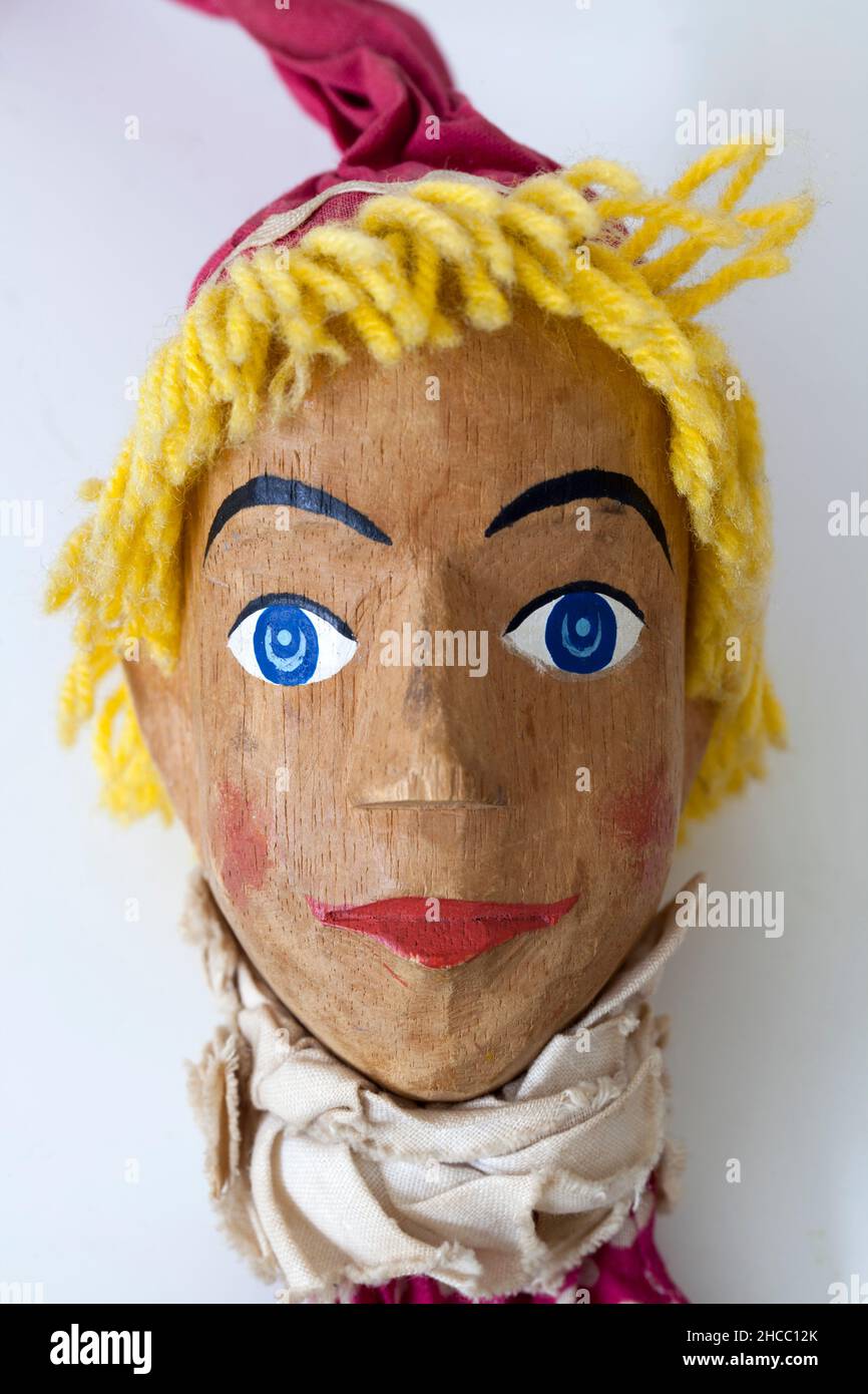 Wooden hand puppet hi-res stock photography and images - Alamy