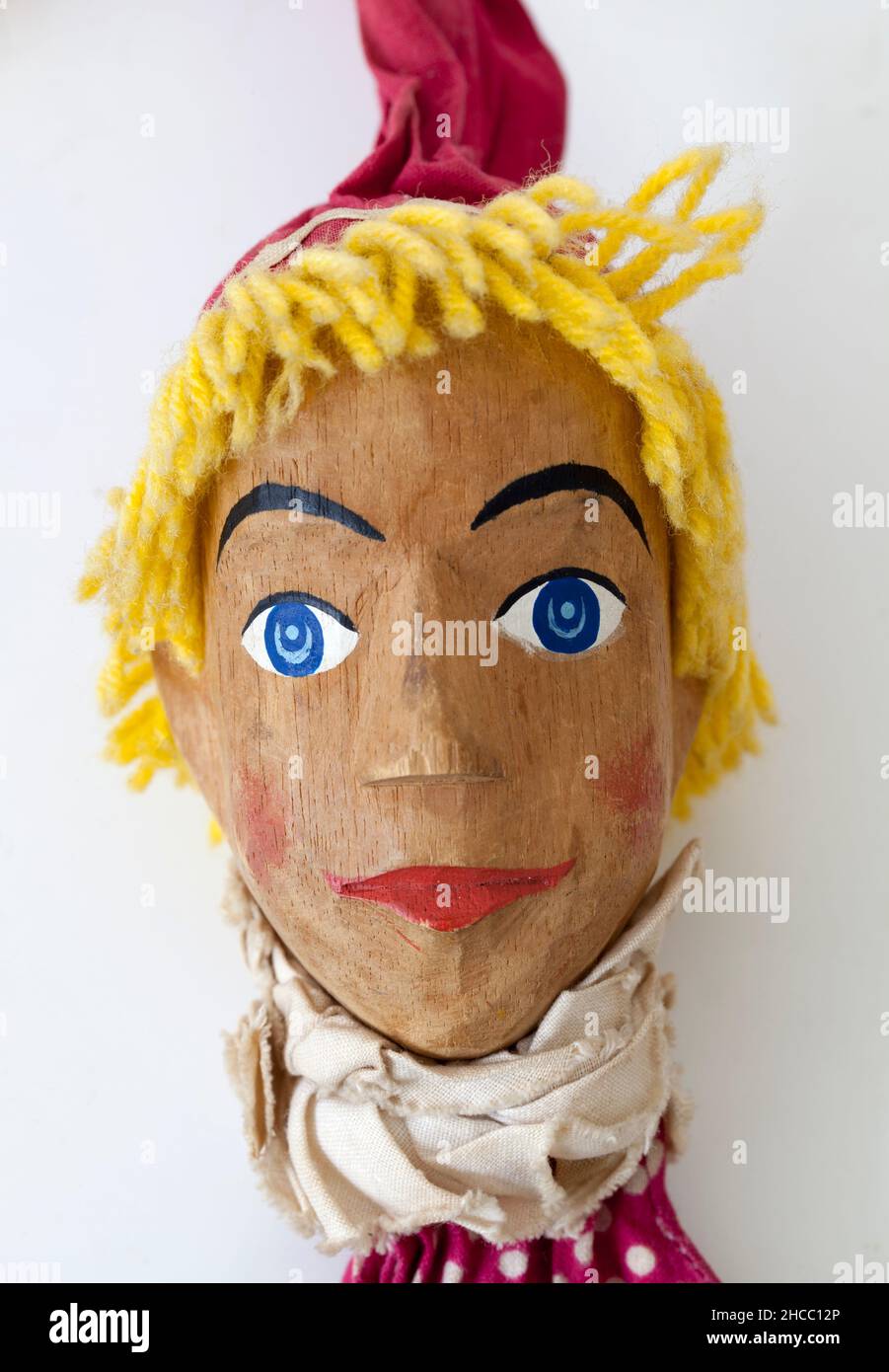 Old Wooden Hand Puppet Stock Photo - Alamy