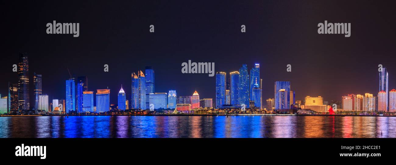 Tsingdao sunset church and beach wonderful view Stock Photo - Alamy