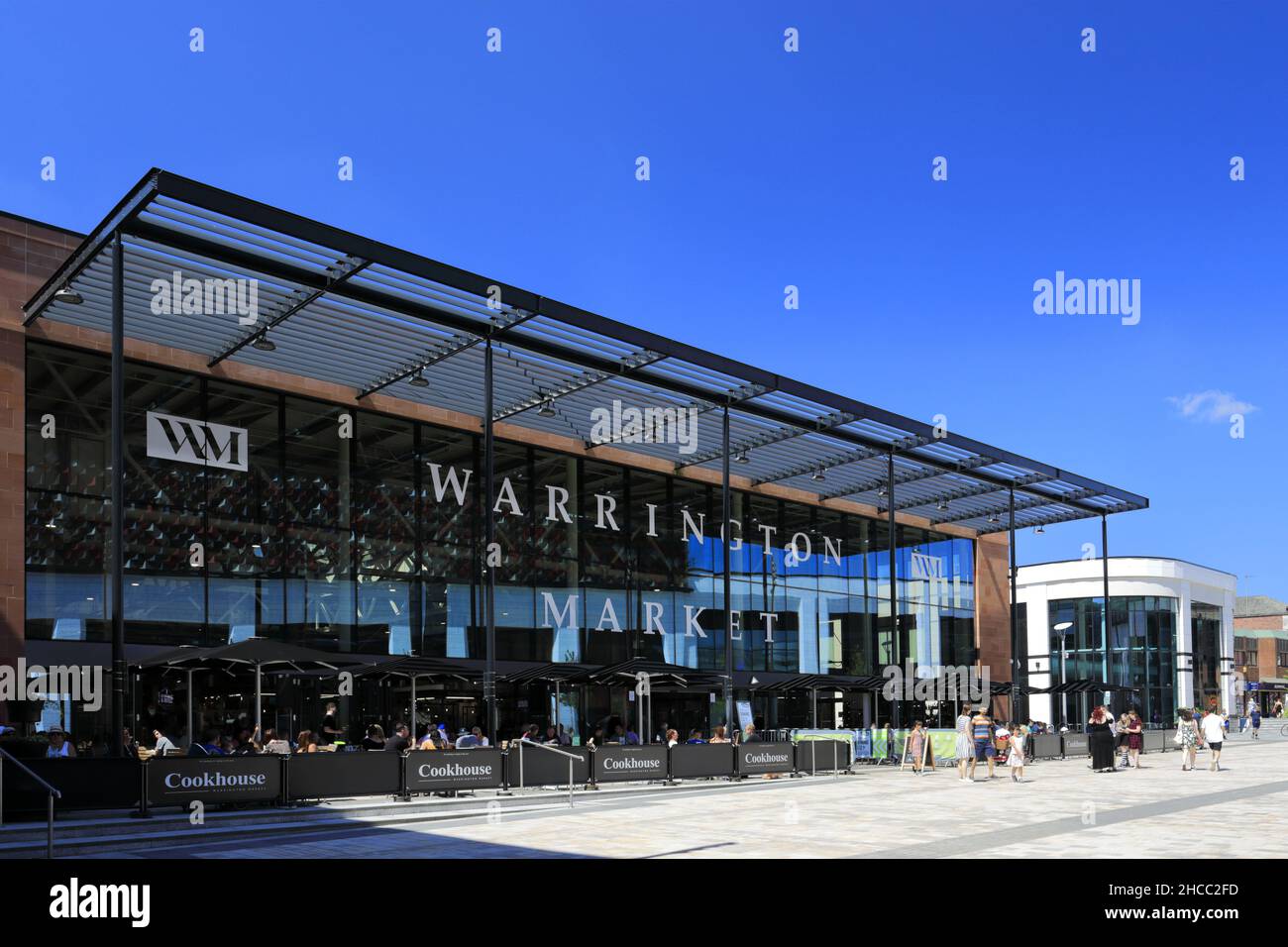 Warrington Market, Time Square, Warrington City Centre, Cheshire ...