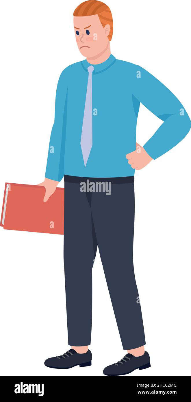 Strict school class Stock Vector Images - Alamy