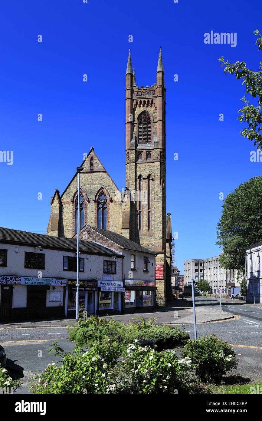 St Marys church, Warrington City Centre, Cheshire, England, UK Stock ...
