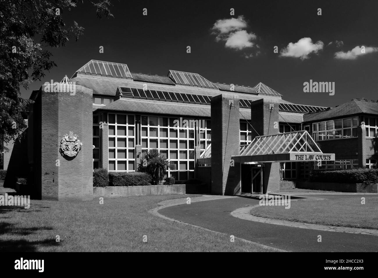 Brick built victorian architecture Black and White Stock Photos ...