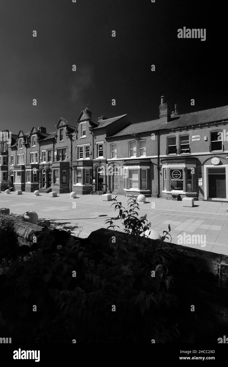 Brick built victorian architecture Black and White Stock Photos ...