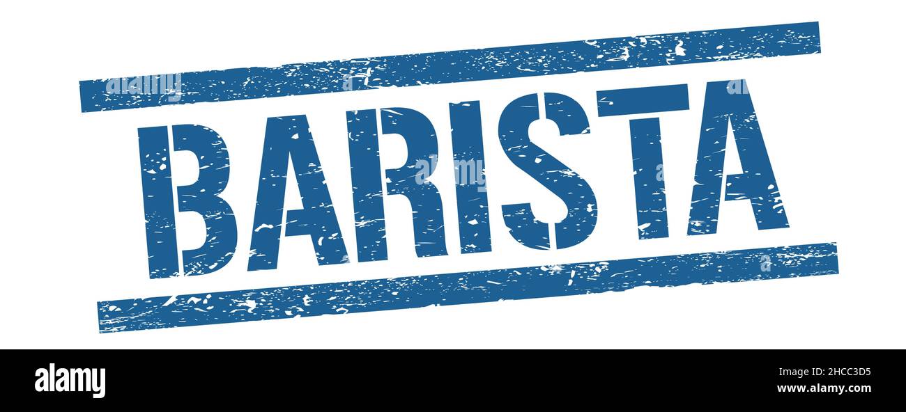 Barista stamp hi-res stock photography and images - Alamy