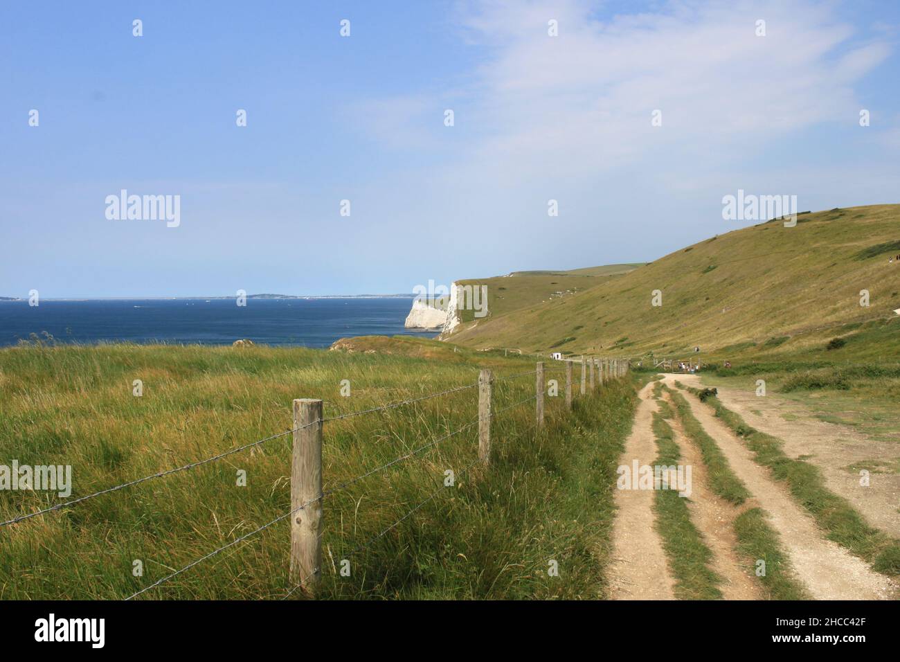 Lulworth Cove. South west coast path. England coast path. Jurassic ...