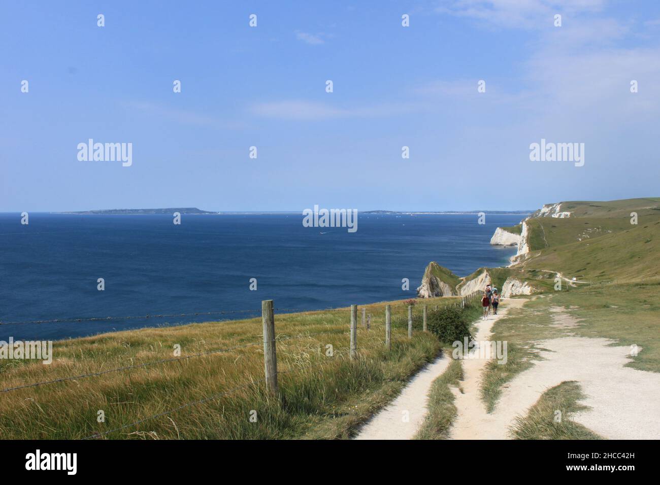 Lulworth Cove. South west coast path. England coast path. Jurassic ...