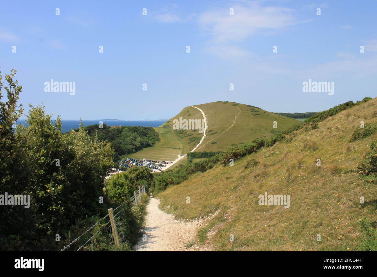 Lulworth Cove. South west coast path. England coast path. Jurassic ...