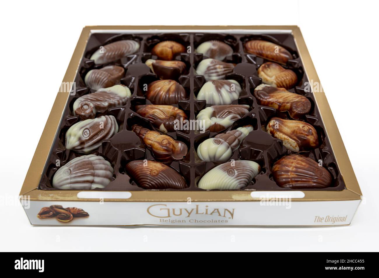 Belgian chocolate seashells hi-res stock photography and images - Alamy