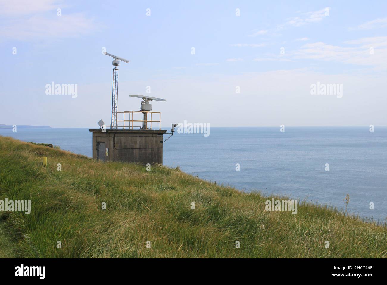 Lulworth Ranges military firing range. South west coast path. England ...