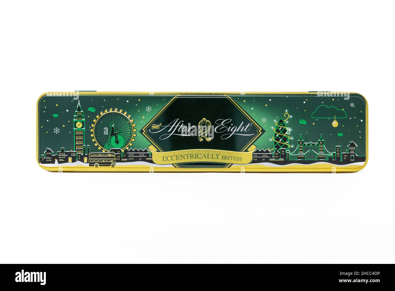 After Eight Mint Chocolate Thins Gift Tin 2021 Stock Photo - Alamy