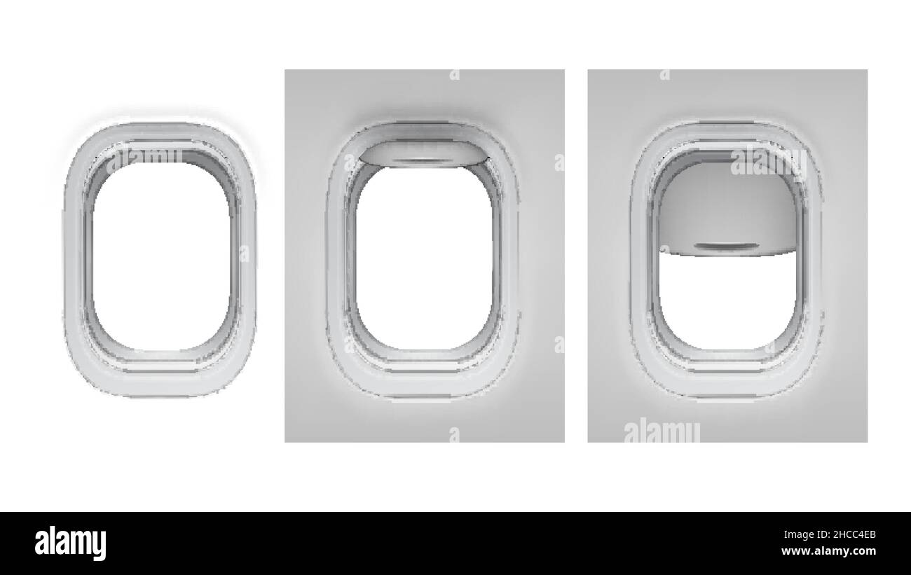 Plane aircraft window vector Stock Vector Image & Art - Alamy