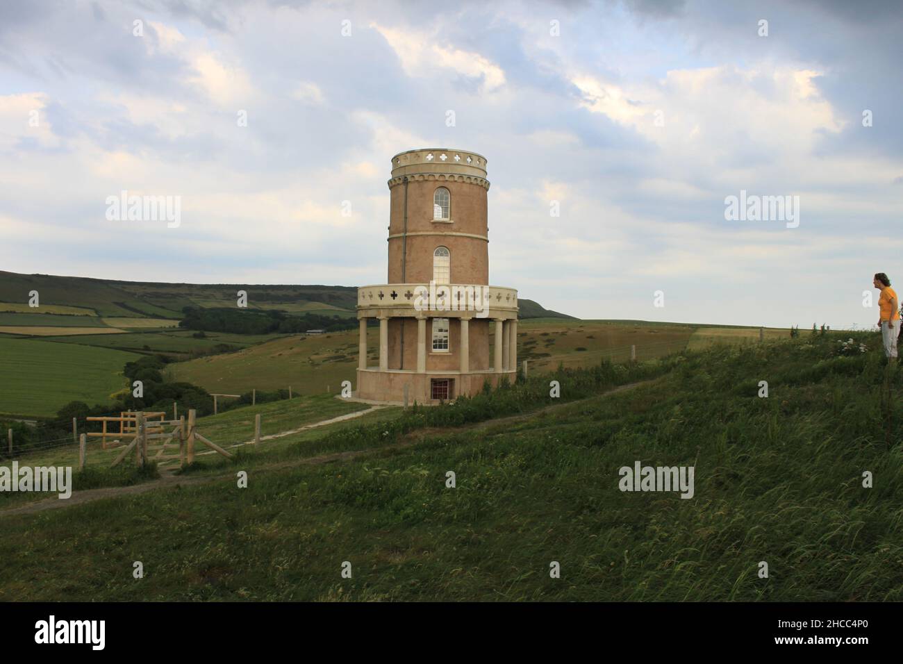 Clavell Tower. Kimmeridge Bay. South west coast path. England coast ...