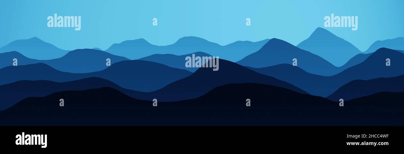 cute hills ridges in sunrise time digital art texture or background ...